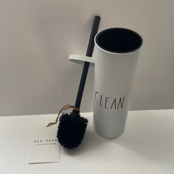 Rae Dunn | Bath | New Rae Dunn Clean Metal Toilet Bowl Brush And ...